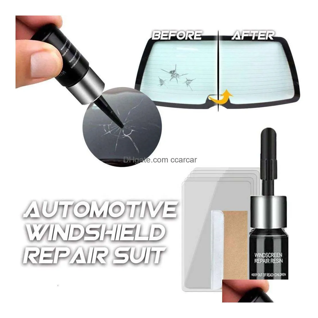 DIY Resin Windshield Kit For Car Crack And Scratch Restoration Includes ...