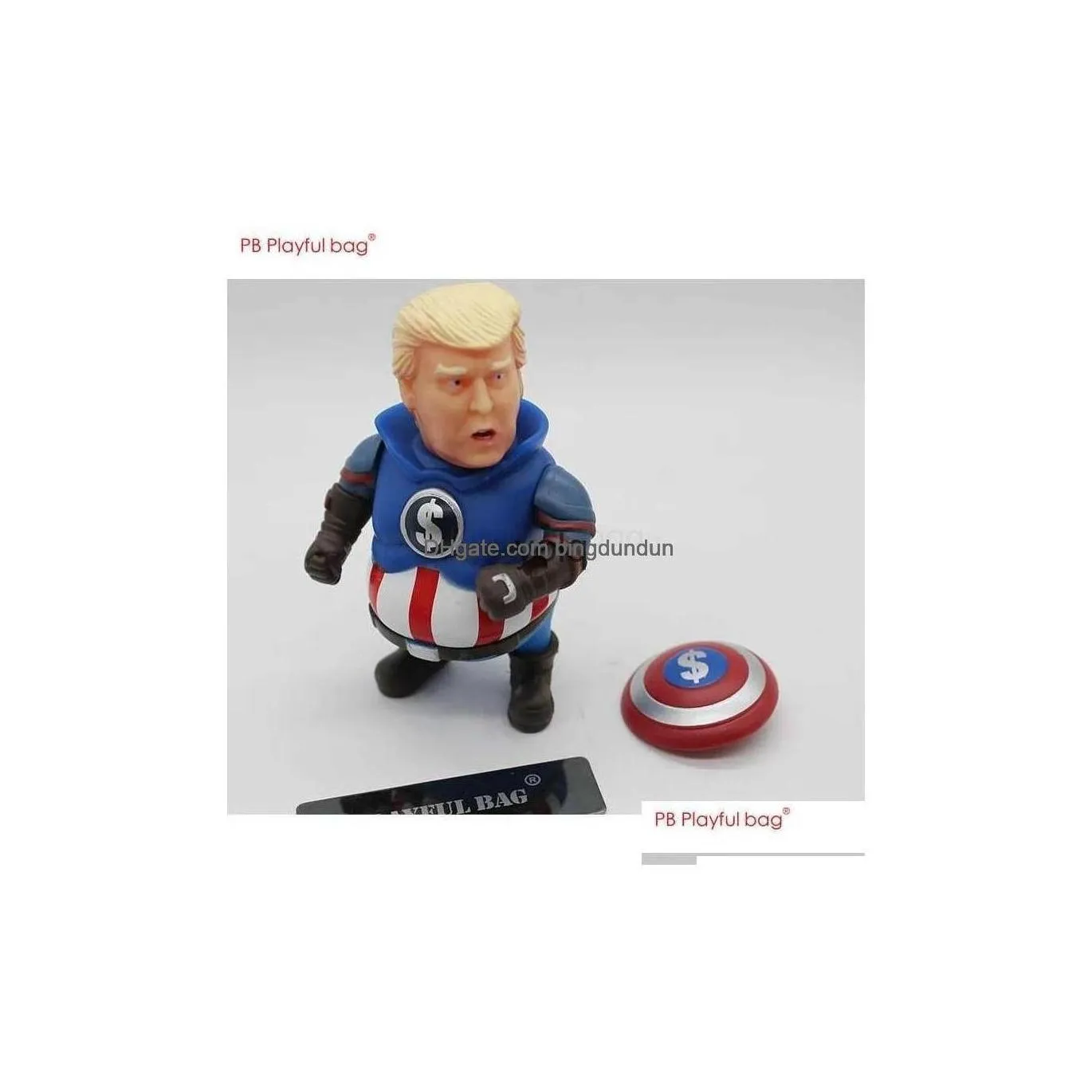 10cm Mobile Trump Role Playing PVC Action Figure Superhero Series ...