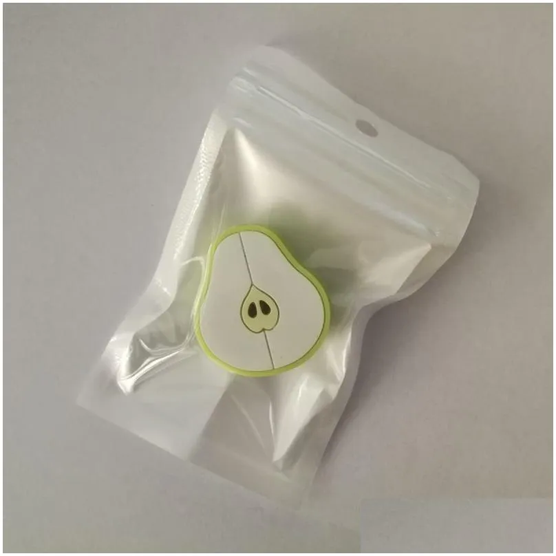 DHgate.com:Cute Fruit Bite Charger Protector for iPhone | Soft Cartoon ...