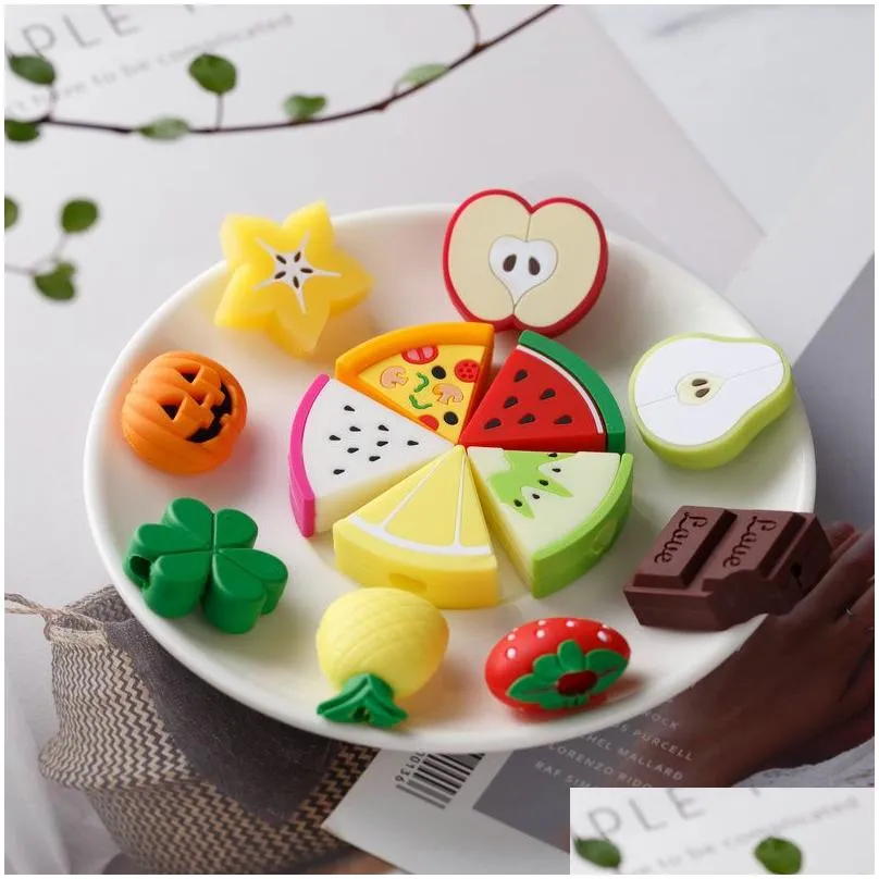 DHgate.com:Cute Fruit Bite Charger Protector for iPhone | Soft Cartoon ...