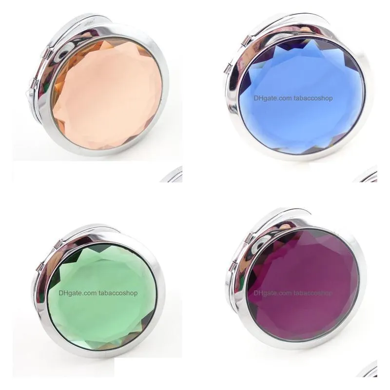 DHgate.com:Crystal Pocket Mirror - 7cm Folding Compact Mirror for ...