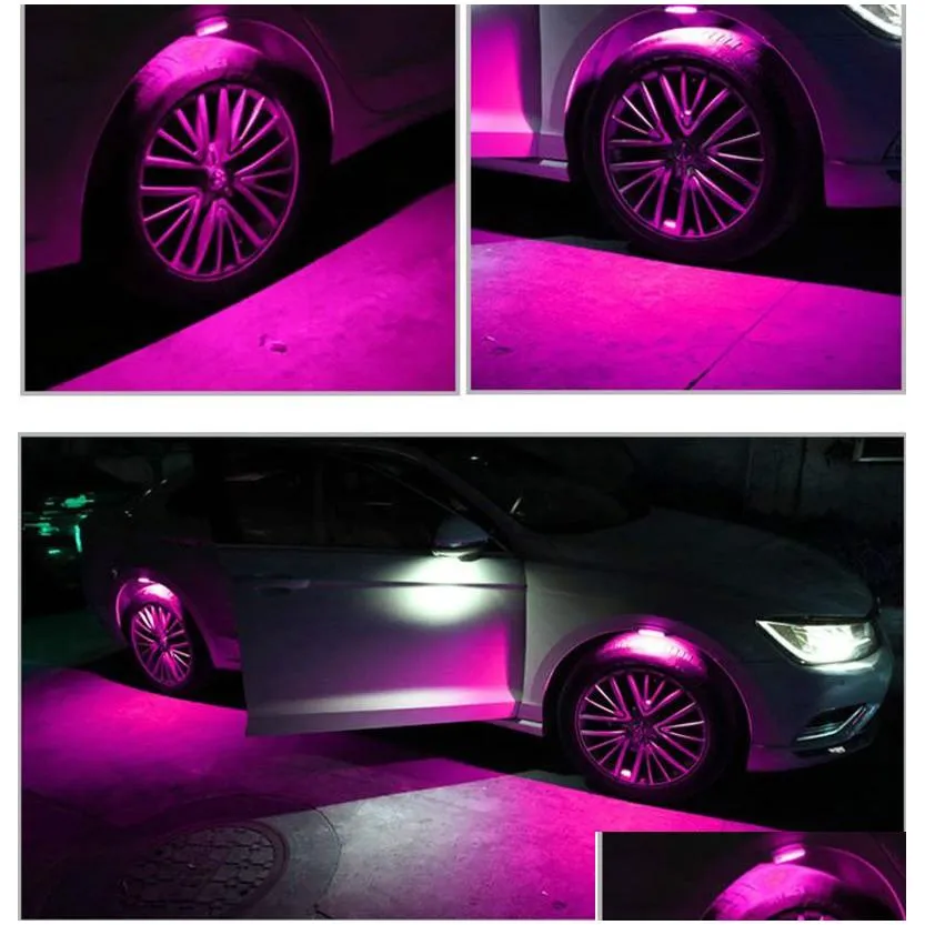 DHgate.com:7-Color Decorative LED Car Wheel Eyebrow Lights, Neon Tire ...