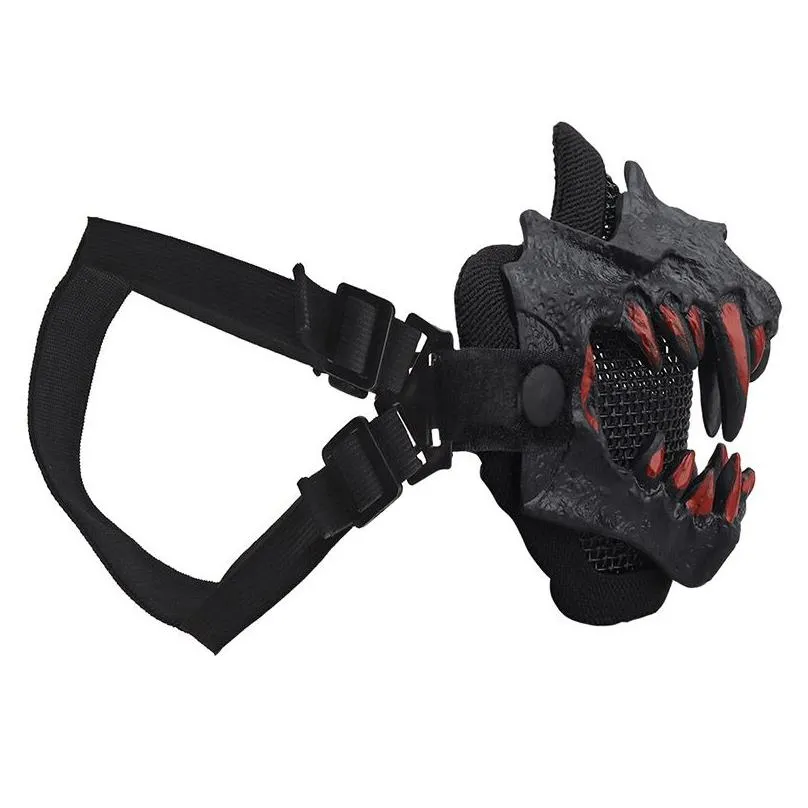 DHgate.com:Tactical Half Mesh Face Mask for Airsoft and Outdoor ...