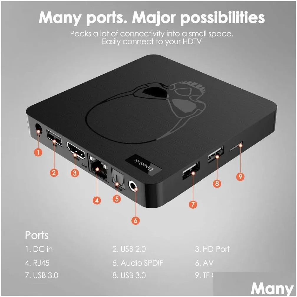 DHgate.com:4K HDR Android TV Box, Beelink GT King Pro Smart TV Box with ...