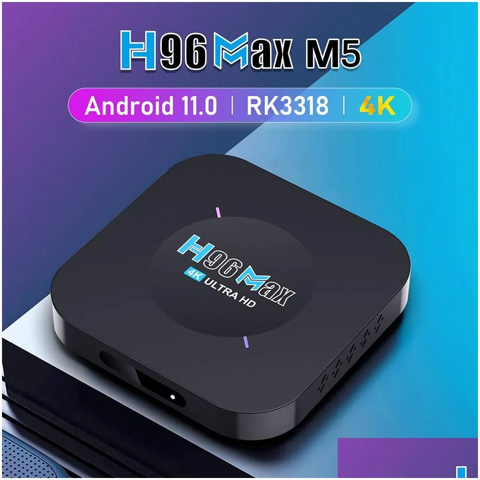 DHgate.com:H96 Max M5 Smart 4K Android TV Box RK3318 3D 2G RAM 16G ROM ...