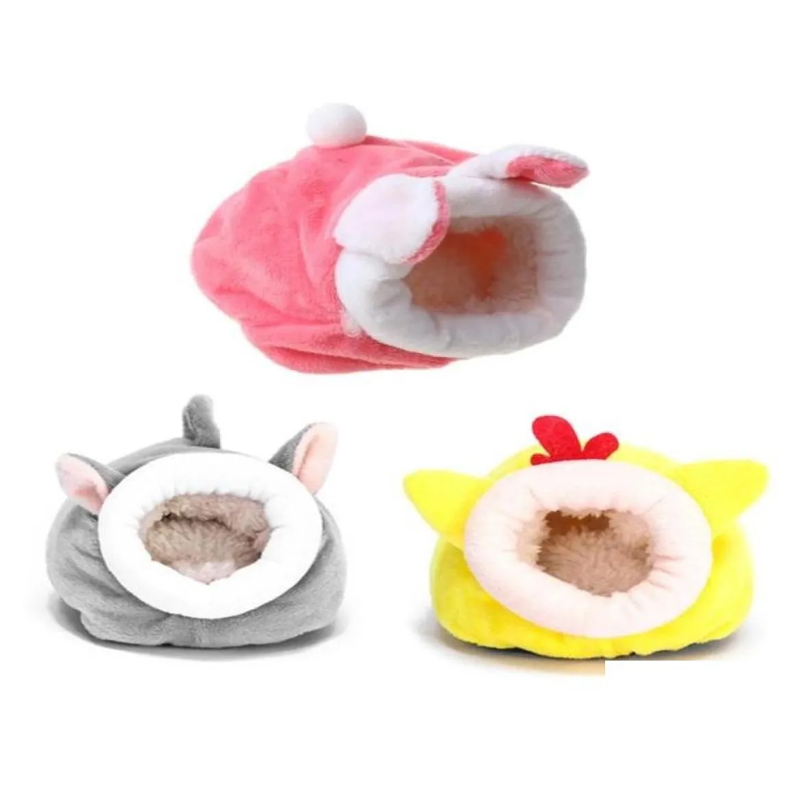CuteCartoon Mouse Guinea Pig Bed: Soft Mini Slee, House Warmth, Hamster ...