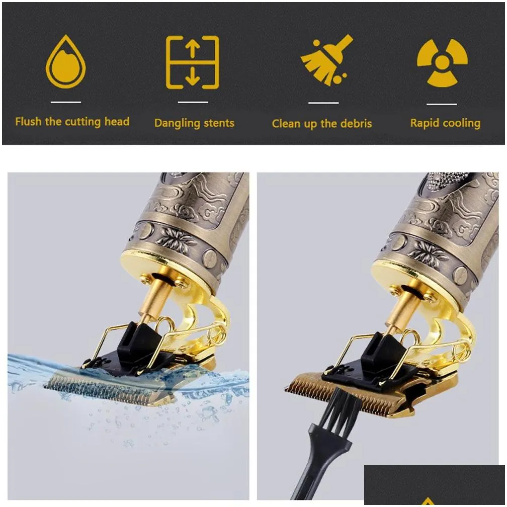 DHgate.com:Professional Electric Hair Trimmer Vintage T9 Clipper Barber ...