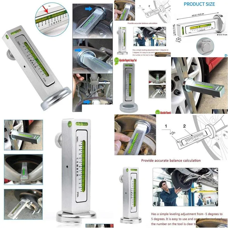 DHgate.com:Magnetic Gauge Tool for Car Wheel Alignment, Spirit Level ...