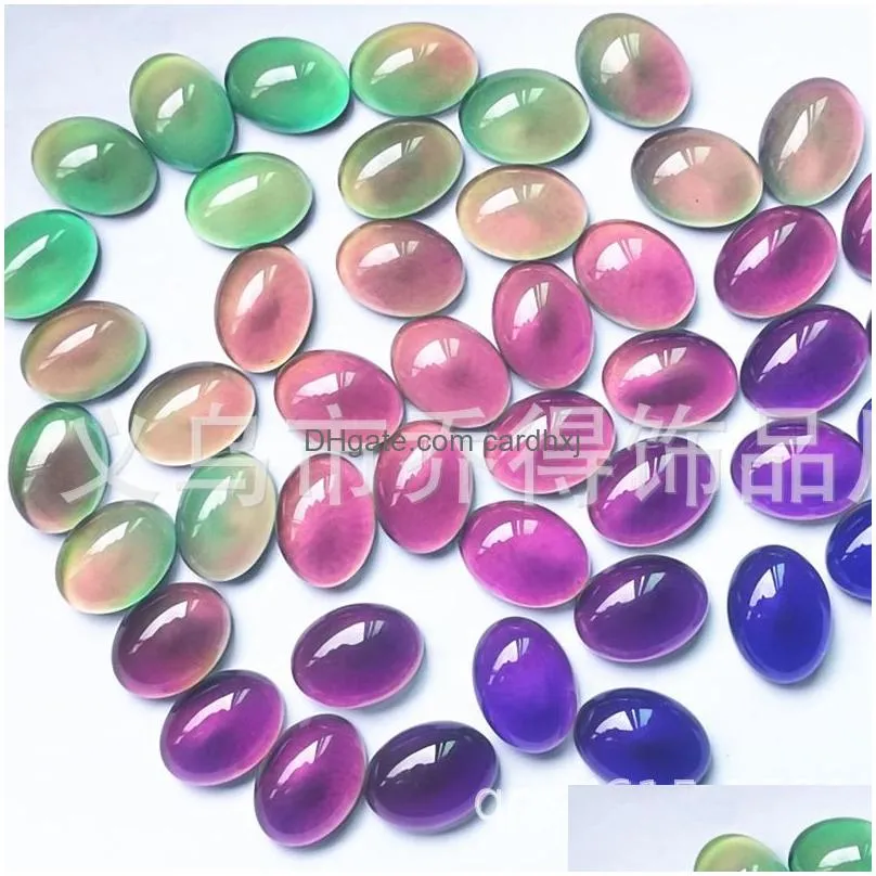 DHgate.com:100PCS Glass Loose Beads Emotion Feeling Temperature Color ...