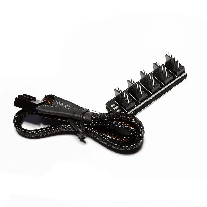 Splitter Du Ventilateur PC 4 Broches: 40 Cm Cable D'extension Du Ventilateur CPU Pour Boîtier PC ...
