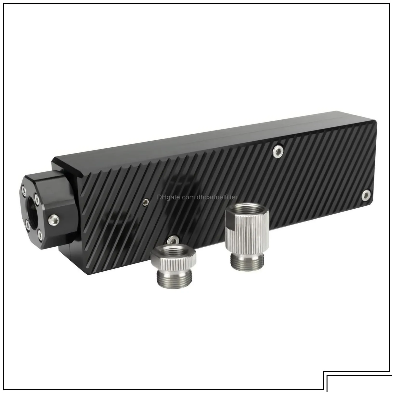 DHgate.com:Fuel Filter DIY Aluminum 1/2x28 & 5/8x24 Square Single Core ...