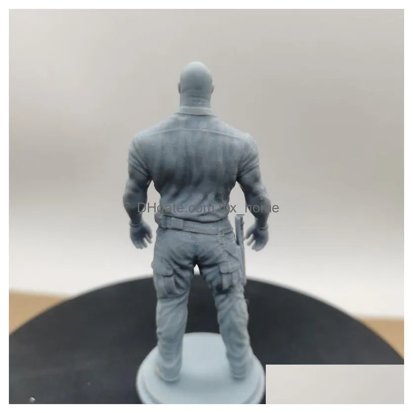 DHgate.com:75mm Unassembled Resin Figure Kit - The Rock DIY Model for ...