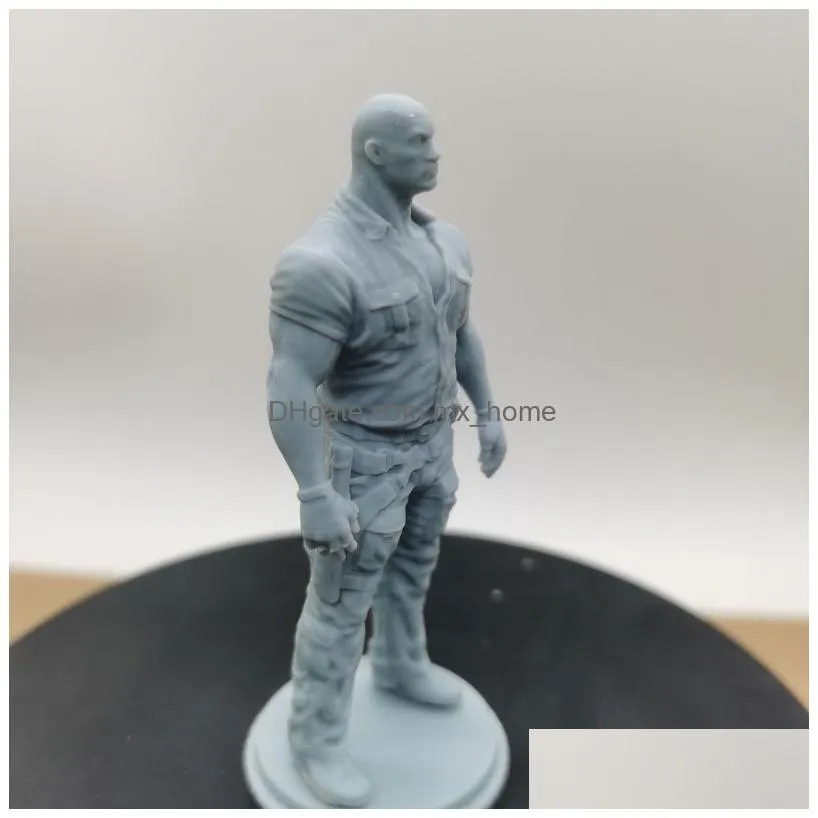DHgate.com:75mm Unassembled Resin Figure Kit - The Rock DIY Model for ...