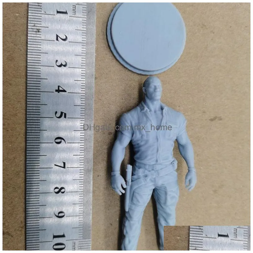 DHgate.com:75mm Unassembled Resin Figure Kit - The Rock DIY Model for ...