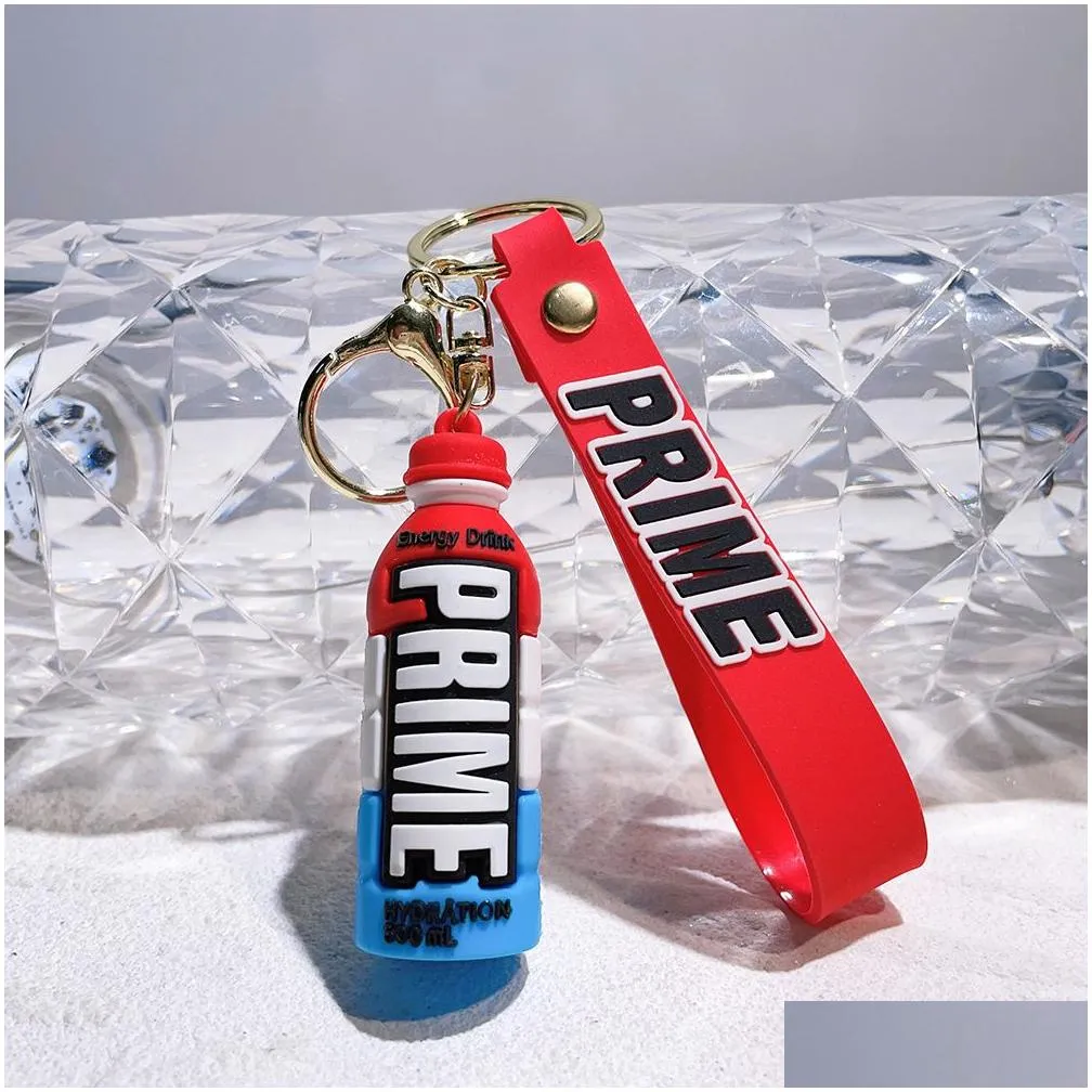PVC Energy Drink Bottle Keychain - Wedding Favors, Keyfob, Trinket, Bag ...