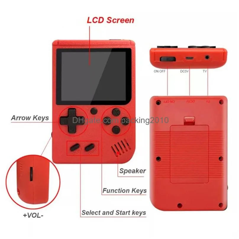 DHgate.com:Nostalgic Mini Handheld Console with 400+ Retro Games, 2.4 ...