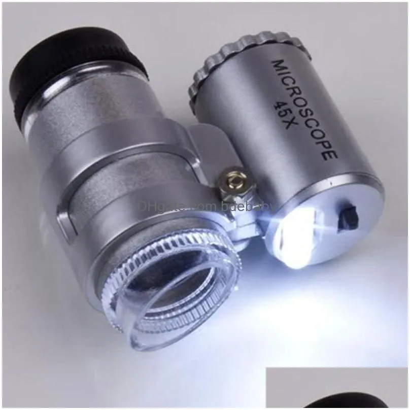 DHgate.com:Wholesale 45X Jeweler Microscope Magnifier with LED Light ...