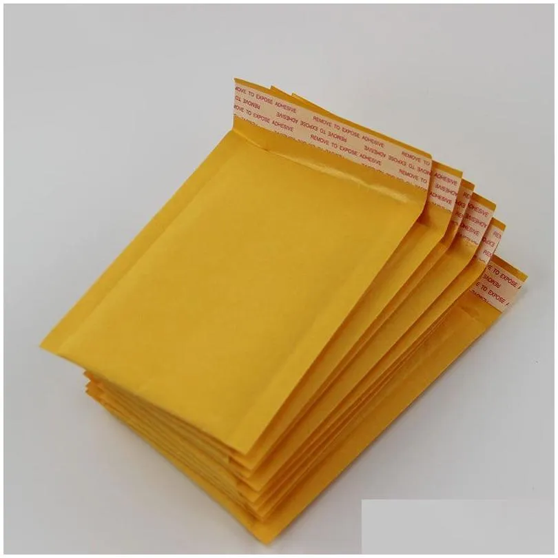 DHgate.com:Yellow Kraft Bubble Mailers - Padded Envelopes, Bulk 100 ...