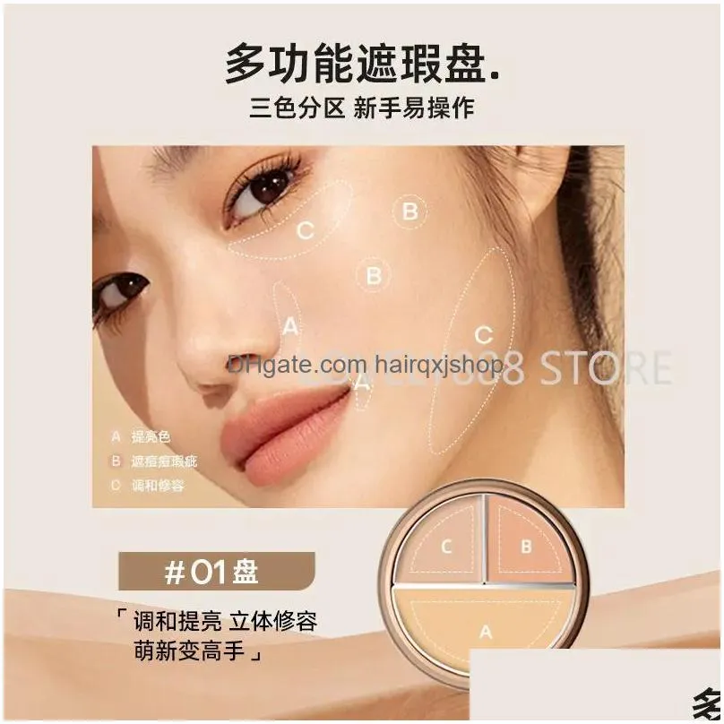 Long Lasting Face Makeup Palette Setting Powder For Concealer Mistine ...