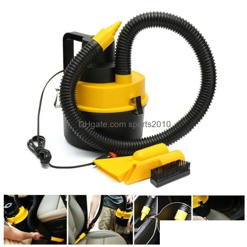 Portable 12V 12v Auto Vacuum With Wet/Dry Inflator, Turbo Handheld For ...