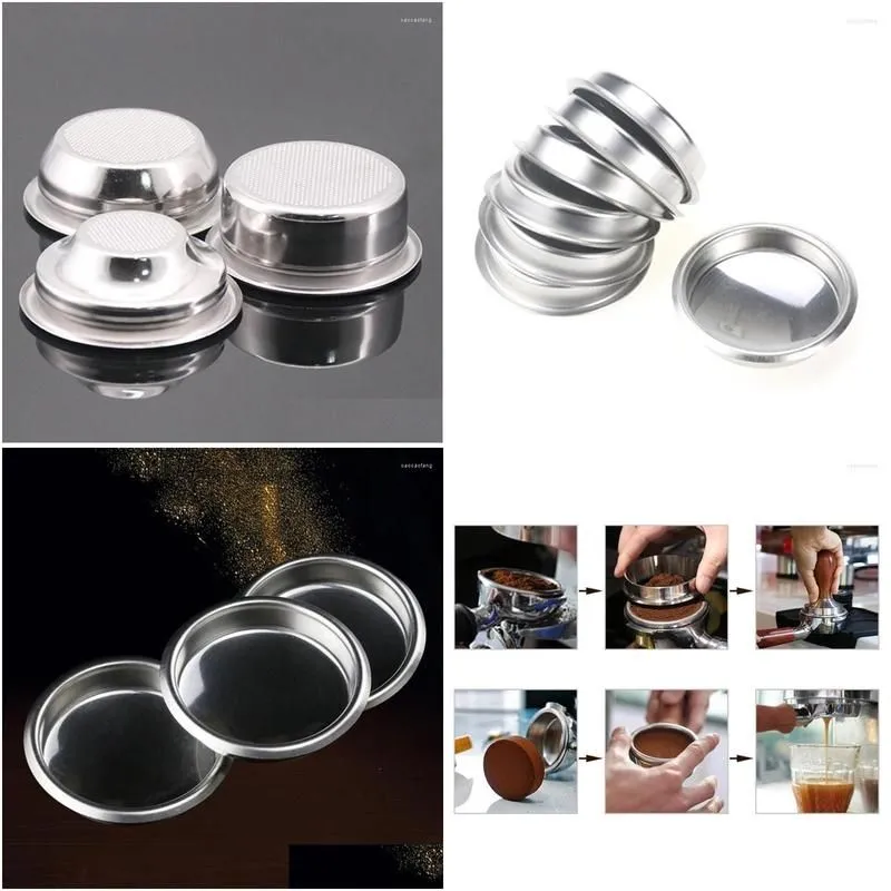 DHgate.com:58mm Stainless Steel Coffee Filter, Reusable Blind Filter ...