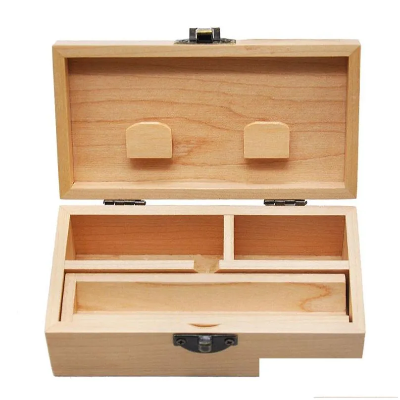 DHgate.com:Cigarette Cases Natural Wooden Pipe Grinder Gift Box ...
