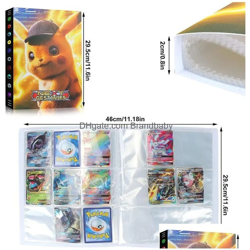 DHgate.com:Trading Card Binder Album - Holds Up to 432 Cards - Portable ...