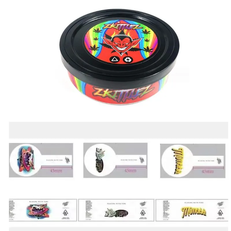 DHgate.com:Premium 3.5g Glass/Plastic Cali Jars Stickers, Jungle Boy ...