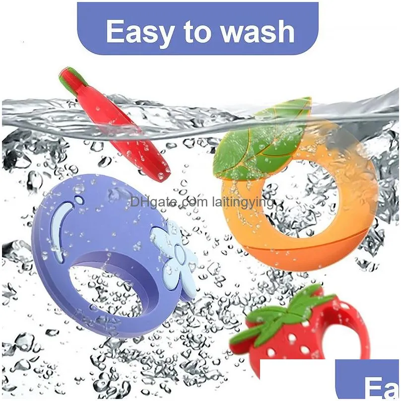 DHgate.com:10PCS Baby Teethers BPA-Free Silicone Infant Chewable ...