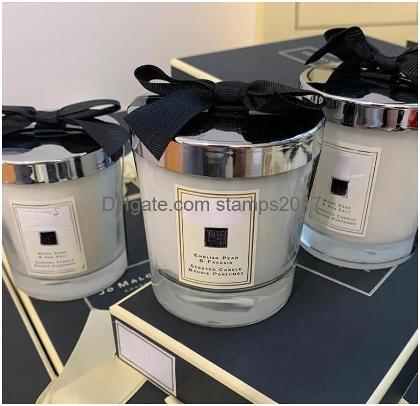 DHgate.com:Bluebell Sea Salt & Lime Basil Scented Candle - Natural Wax ...