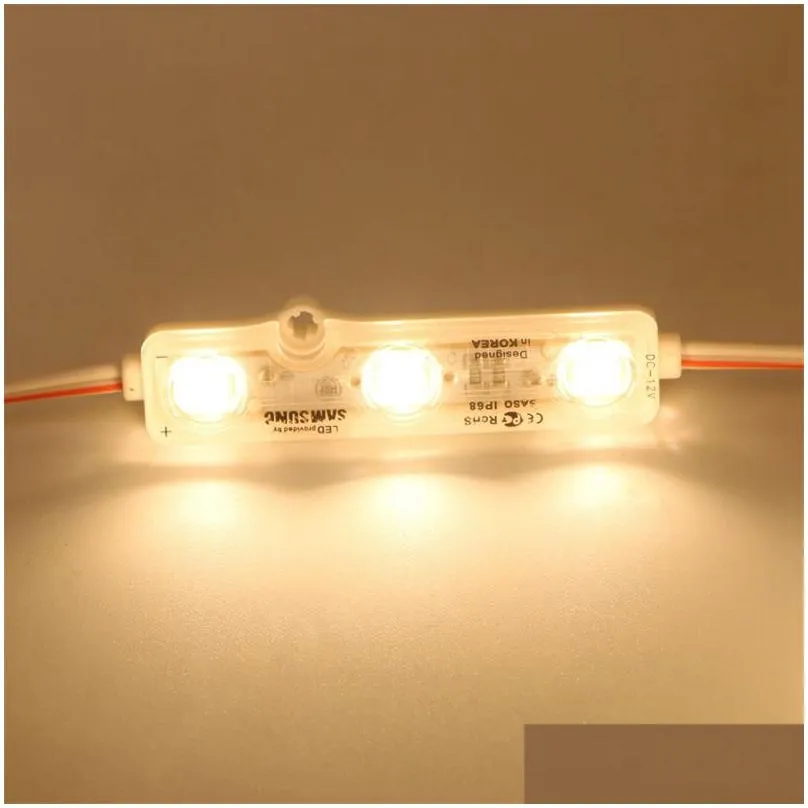 DHgate.com:Waterproof IP68 LED Modules: 1.5W 3-LEDs Injection Mode ...