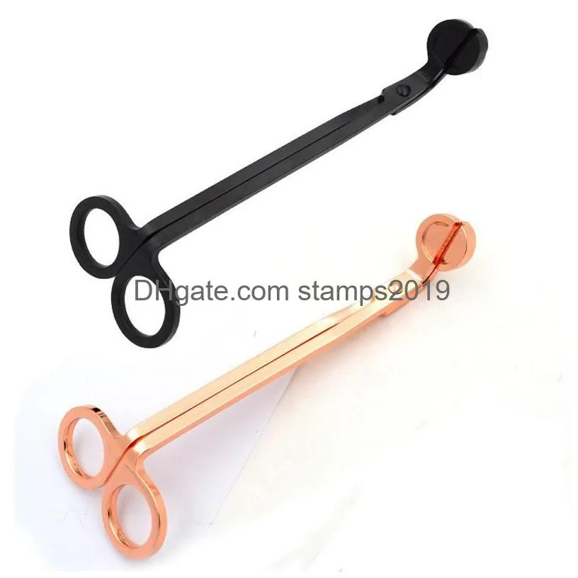 DHgate.com:Stainless Steel Rose Gold Candle Wick Trimmer Set with ...