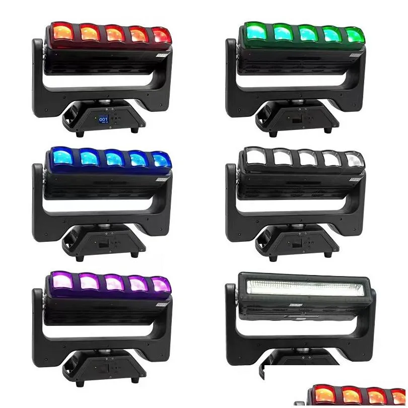 DHgate.com:5X60W Dual-Head LED Moving Stage Lights RGBW DMX Point ...