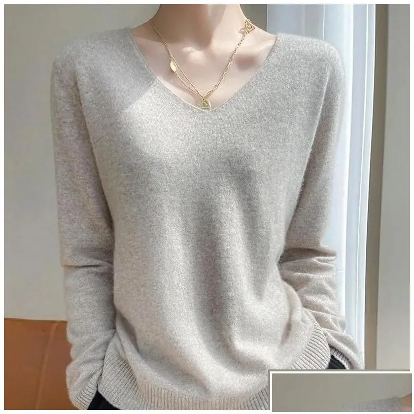DHgate.com:Cashmere Sweater: Warm & Versatile V-Neck Knitted Armor for ...
