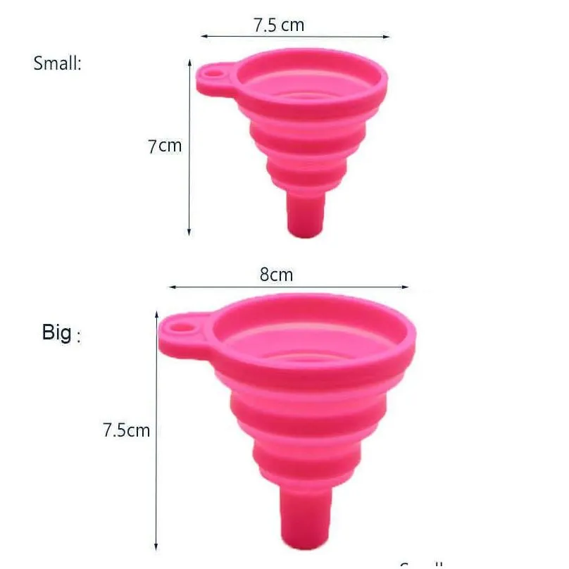DHgate.com:Foldable Portable Oil Petrol Drop Funnel Delivery Auto Car ...