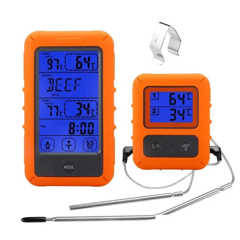 DHgate.com:Wireless Meat Thermometer with Remote Monitoring, Instant ...