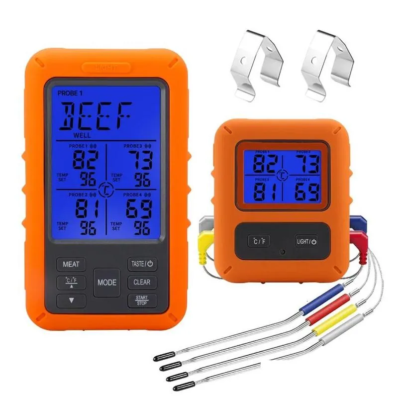 DHgate.com:Wireless Meat Thermometer with Remote Monitoring, Instant ...