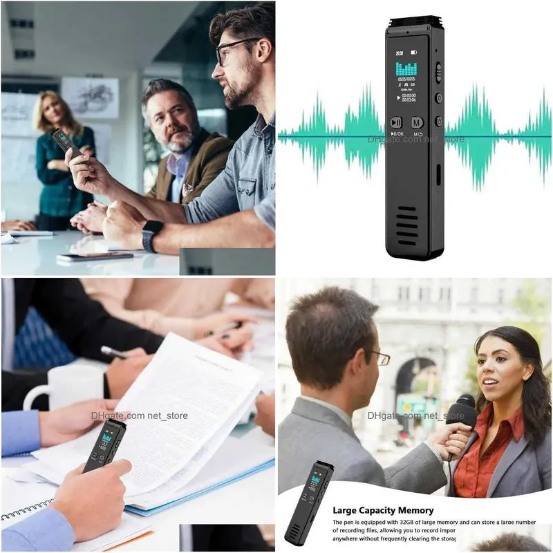 DHgate.com:High-Def Stereo Activated Voice Recorder, 32GB Noise ...