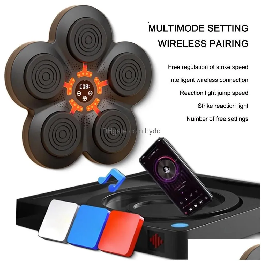 DHgate.com:Smart Punching Ball Boxing Machine - LED Lighted Wall Target ...