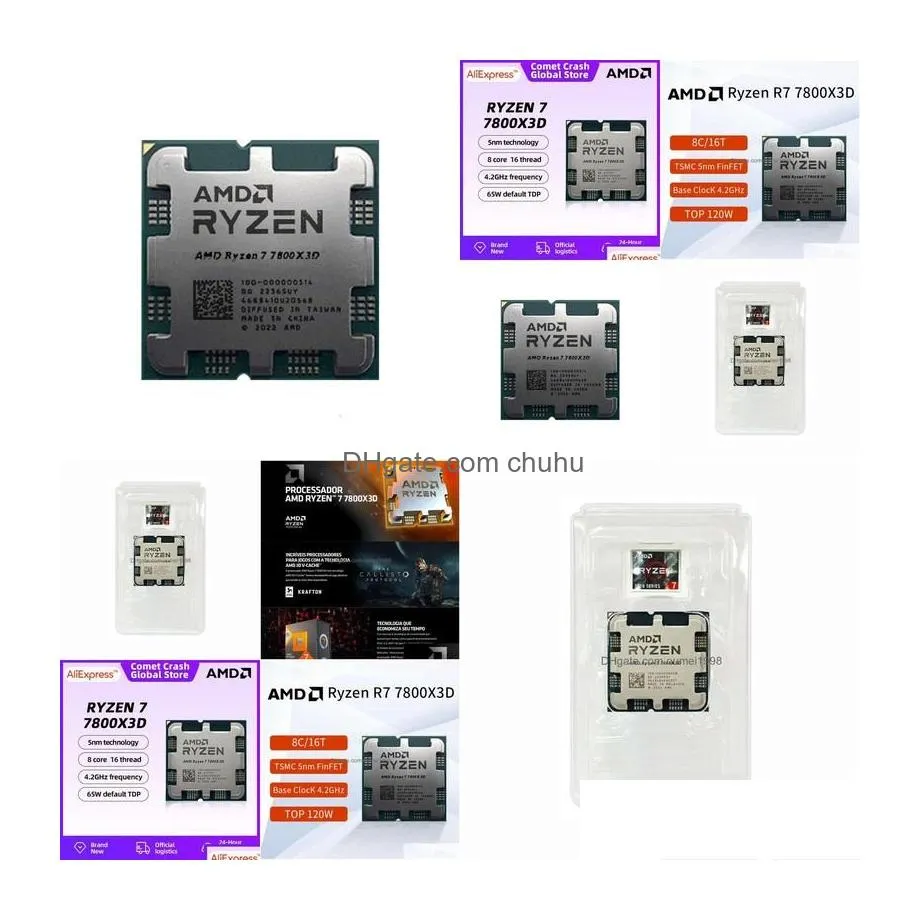 DHgate.com:AMD Ryzen 7 7800X3 8-Core 16-Thread CPU - 5nm, 96MB Cache ...
