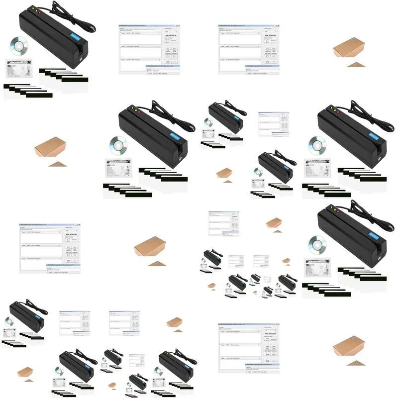 USB Magnetic Card Reader System Door Lock MSR605X Encoder No Adapter ...
