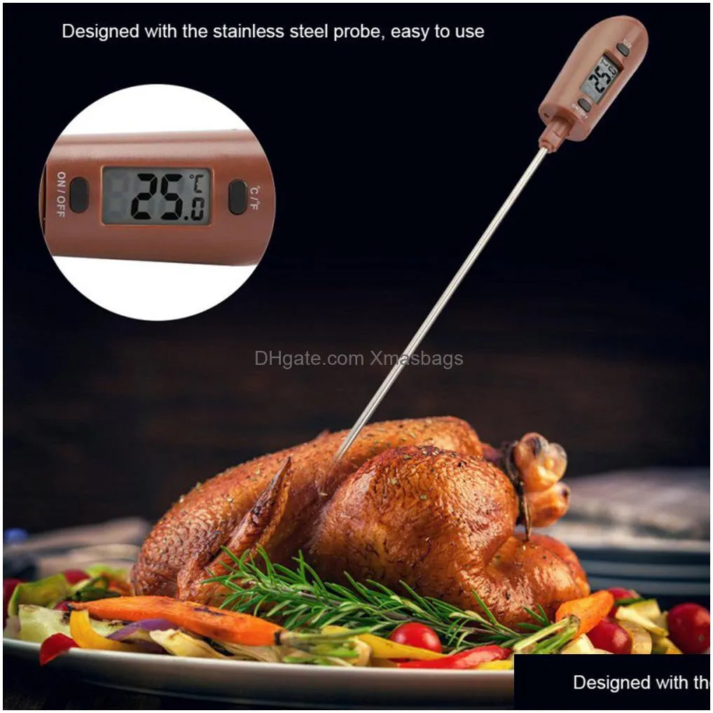 Digital Accurate Household Thermometers For Cooking And Baking Double ...