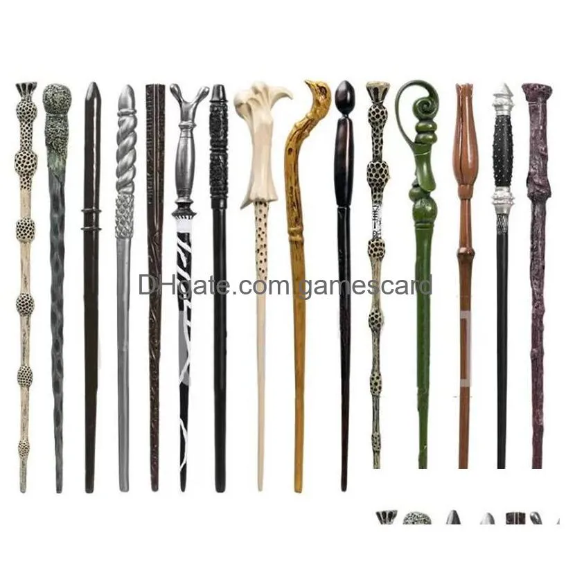 Creative 42 Styles Hogwarts Cosplay Wands 2024, Resin Magic Wand Stick ...