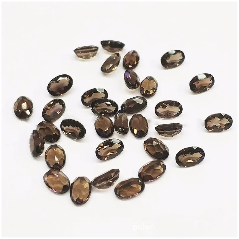 DHgate.com:Loose Smoky Quartz Gemstones, Oval Shape, 7X9-9X11Mm ...