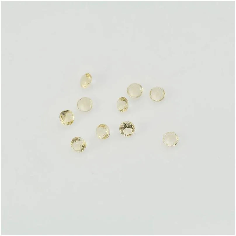 DHgate.com:20Pcs Loose Citrine Gemstones, Round Shape, Brilliant Cut, 5 ...