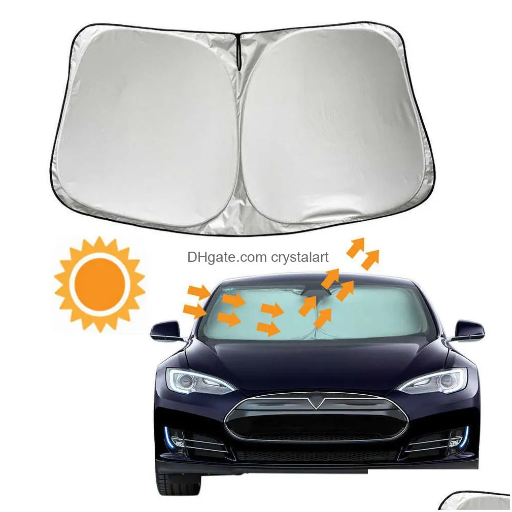 Tesla Model 3 Y X S Front Windshield Sun Sun Visor In Spanish UV Rays ...