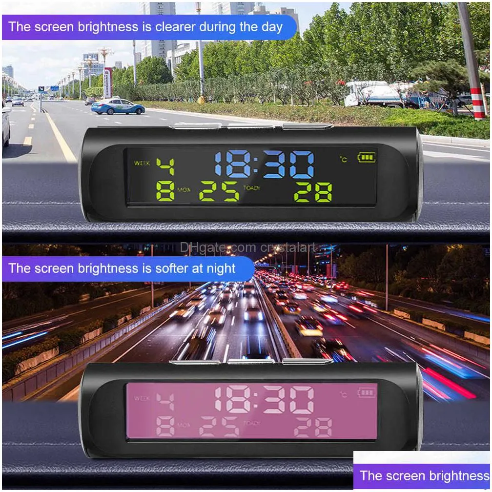 Digital Solar Car Charging Clock With Zowie Xl Lcd 240hz, Temperature ...