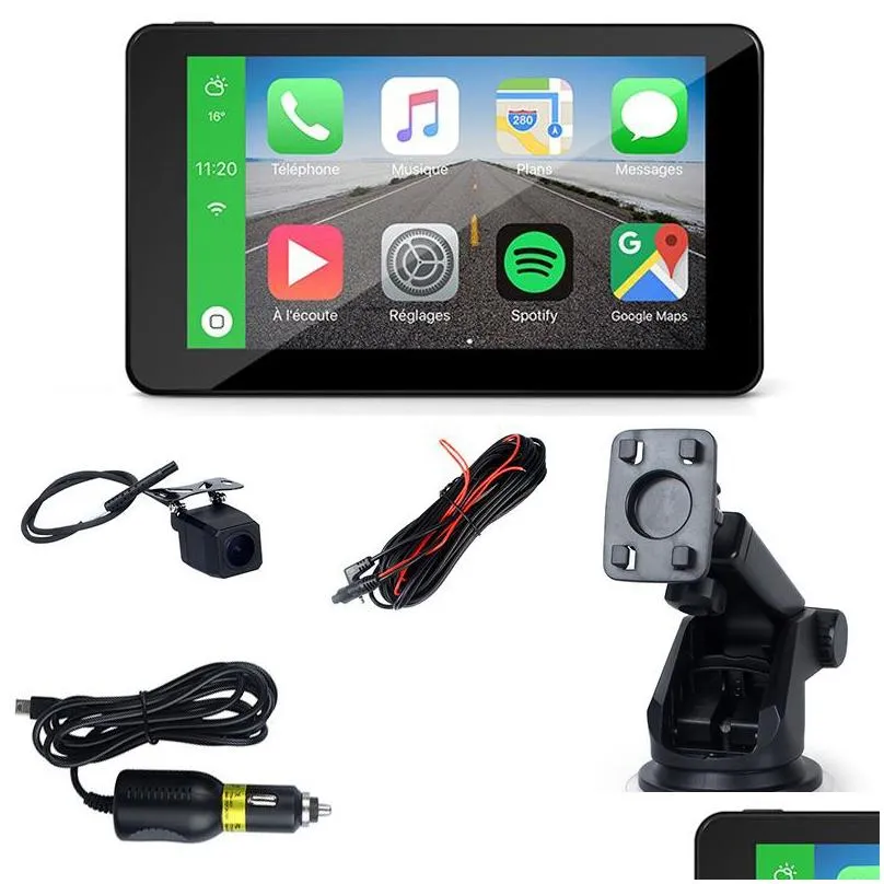 DHgate.com:7 Inch Android Car Stereo with Wireless CarPlay, Bluetooth ...