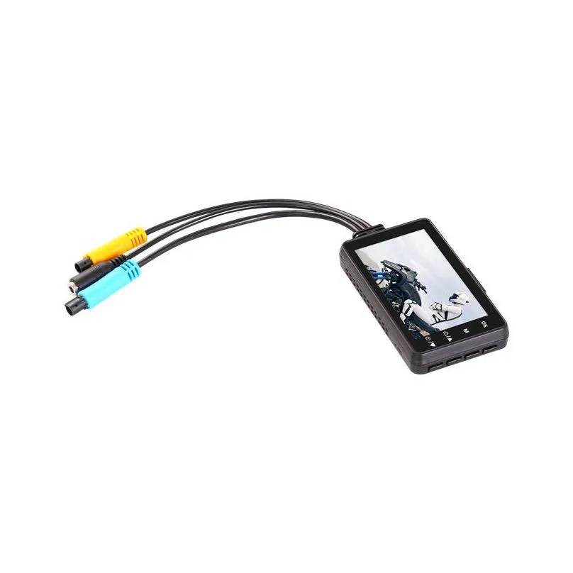 DHgate.com:Waterproof Motorcycle Dual Dash Cam with 3" LCD - 720P Mini ...