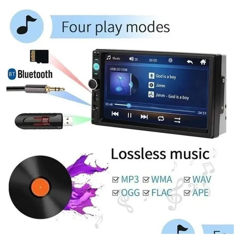 Android 7 Inch Car DVD Player: HD Car Multimedia Mirrorlink Radio With ...